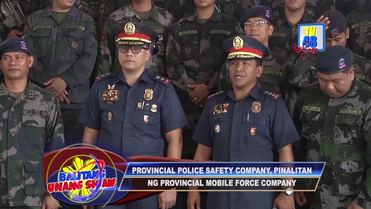1st and 2nd Provincial Mobile Force Company, pormal na iprinisinta ng ...