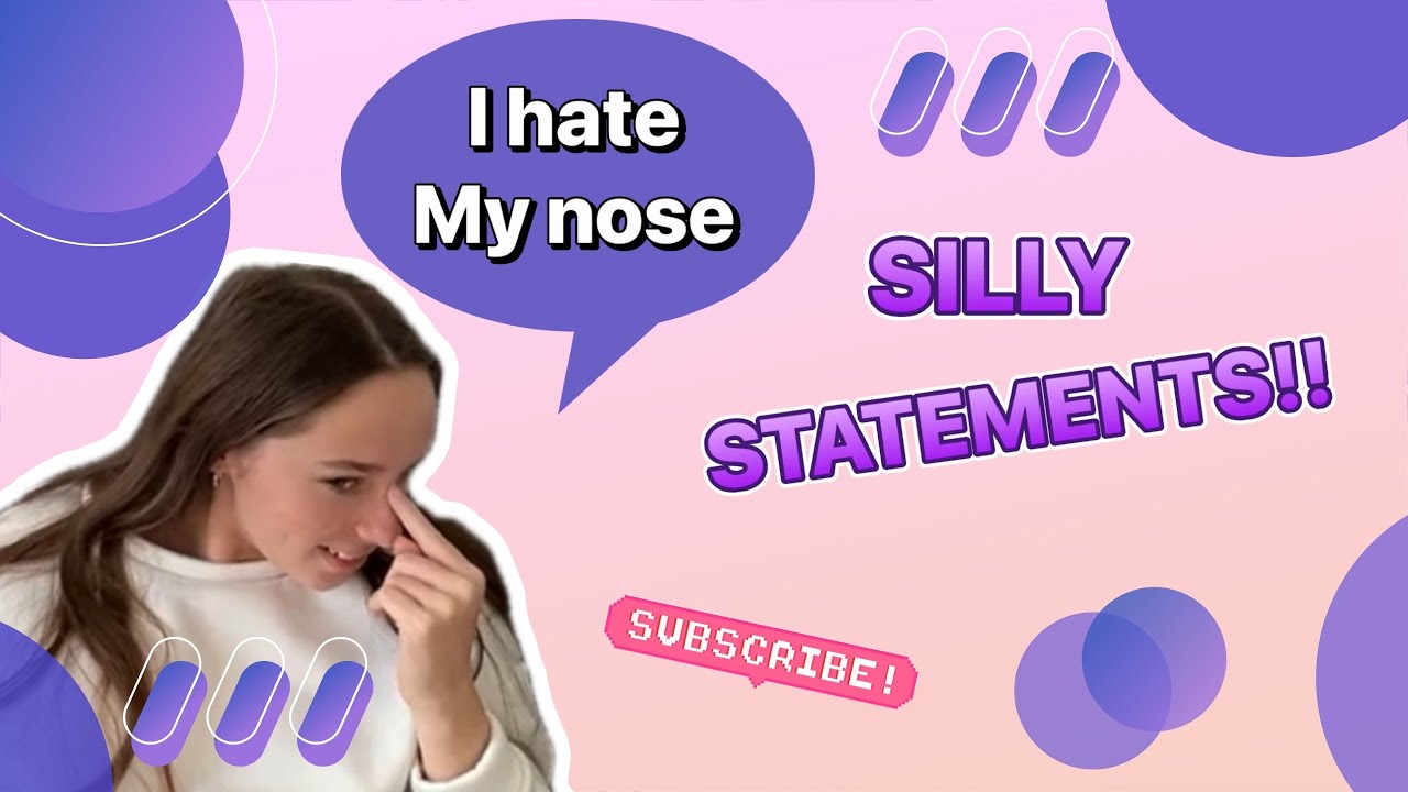 Silly Statements: body dysmorphia - Day In The Life - YouTube