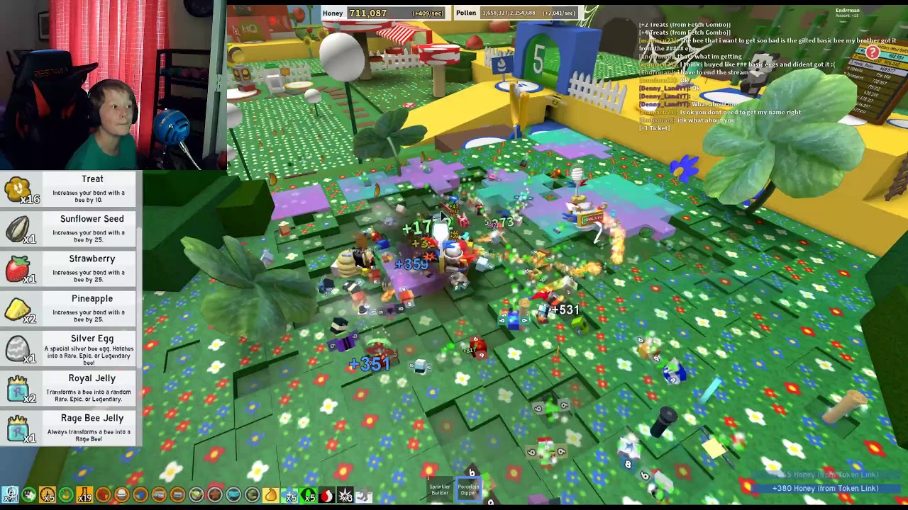 Getting the GIFTED basic bee! (Bee Swarm Simulator LIVE Part 1) - YouTube