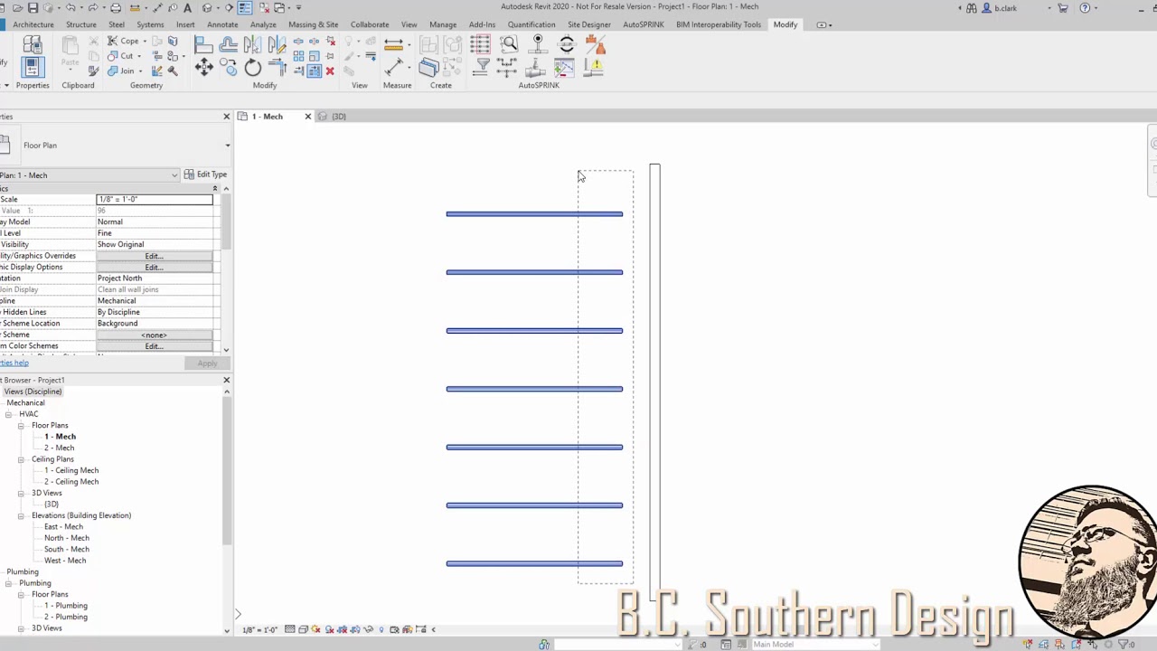 Revit: Connecting Multiple Branch Pipes to a Main Pipe - YouTube