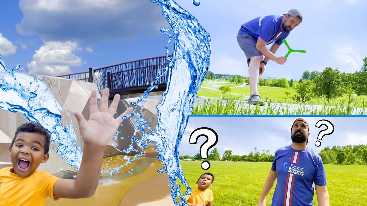 Epic Splash Pad & Boomerang Day! - YouTube
