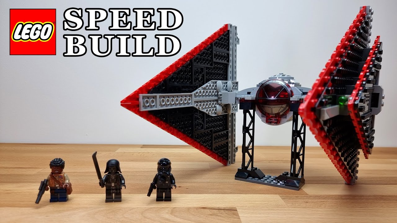 LEGO Star Wars 75272 Sith TIE Fighter - Lego Speed Build - YouTube