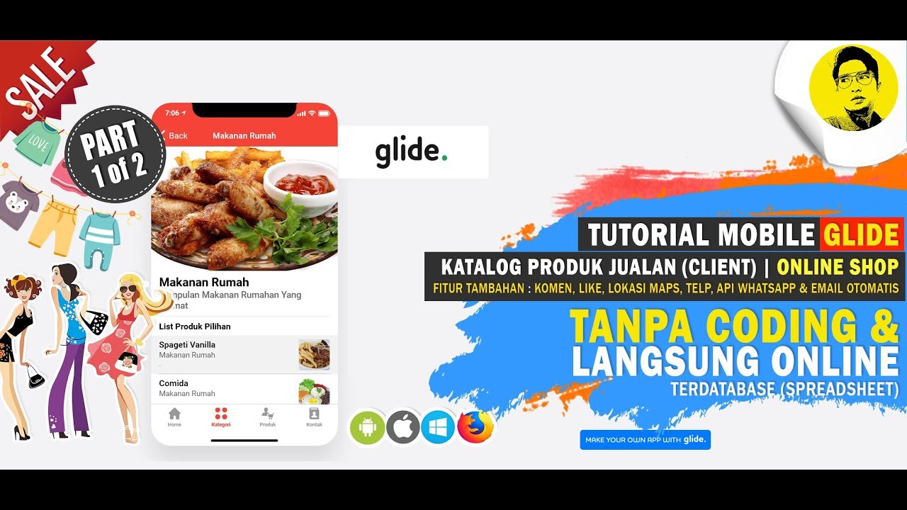 Glide Mobile : Part 01 (Client) | Aplikasi Promosi & Katalog Produk | Online Shop | Mobile App ...
