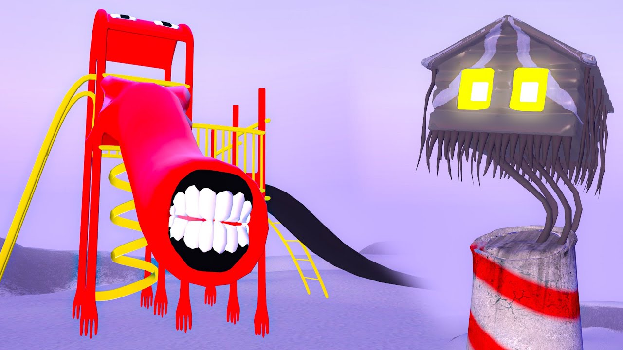 EXTRA SLIDE MONSTER vs LIGHTHOUSE HEAD MONSTER - YouTube