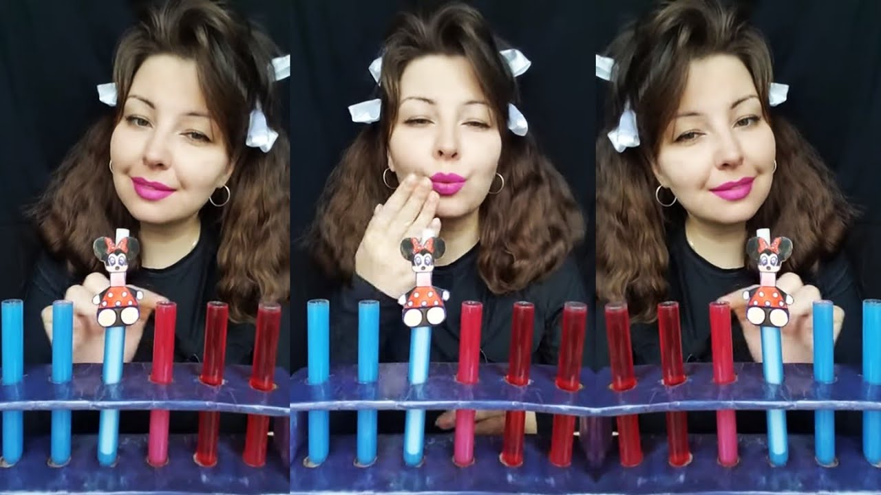 {ASMR} RAINBOW DRINKS, ASMR DRINKING, asmr mouth sounds #ASMRDRINKING ...