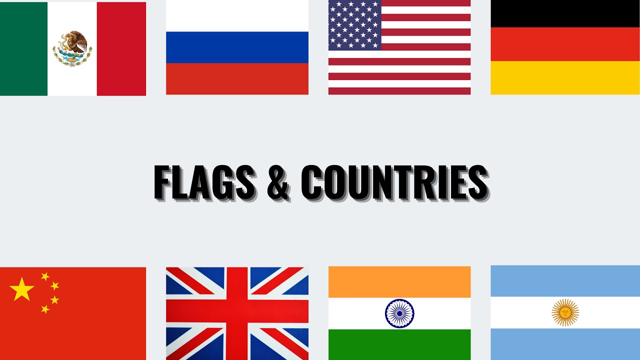 Learn Countries and Their Flags! | Fun Flags of the World for Kids ...