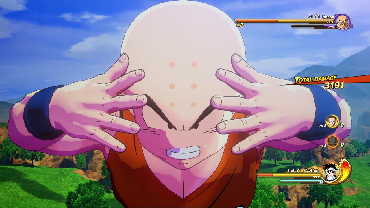 Z Warriors Vs Nappa Boss Fight Gameplay The Saiyans Arrive Dragon Ball ...
