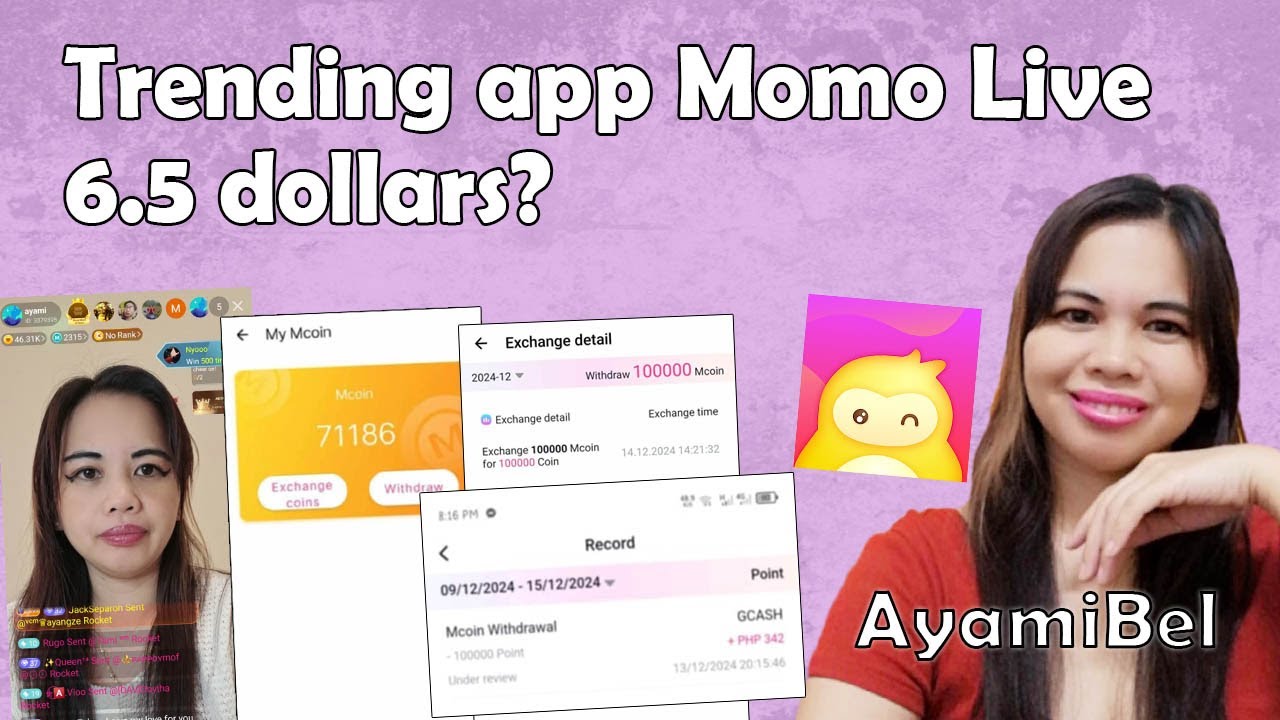 New app Momo Live paano magsimula? step by step tutorial - YouTube