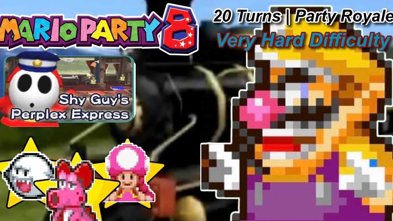 Mario Party 8 - Episode 4 - Shy Guy's Perplex Express (Very Hard) - YouTube