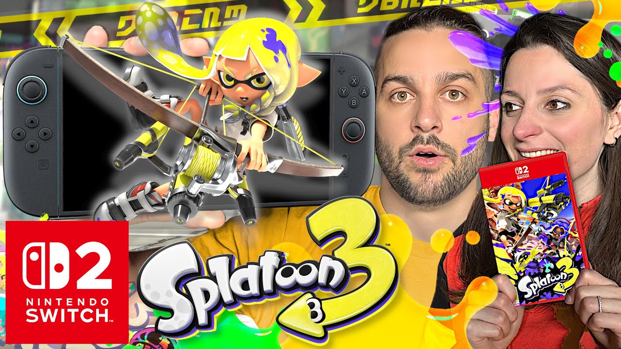 SPLATOON 3 SUR NINTENDO SWITCH 2 ! ( Mise a jour Gratuite 4K 60fps ...