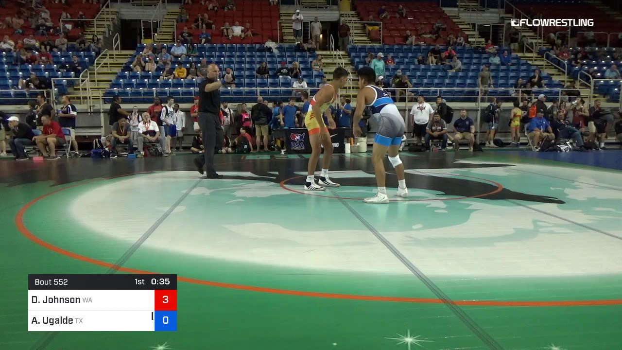 138 Lbs Rnd Of 64 Darion Johnson Washington Vs Andres Ugalde Texas ...