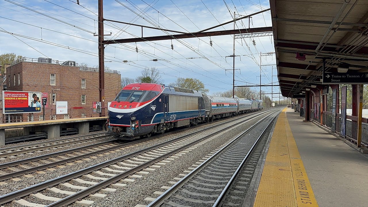 Amtrak HHPC [HHP-8 Cab Car Conversion] Crew Qualification Train 873 ...