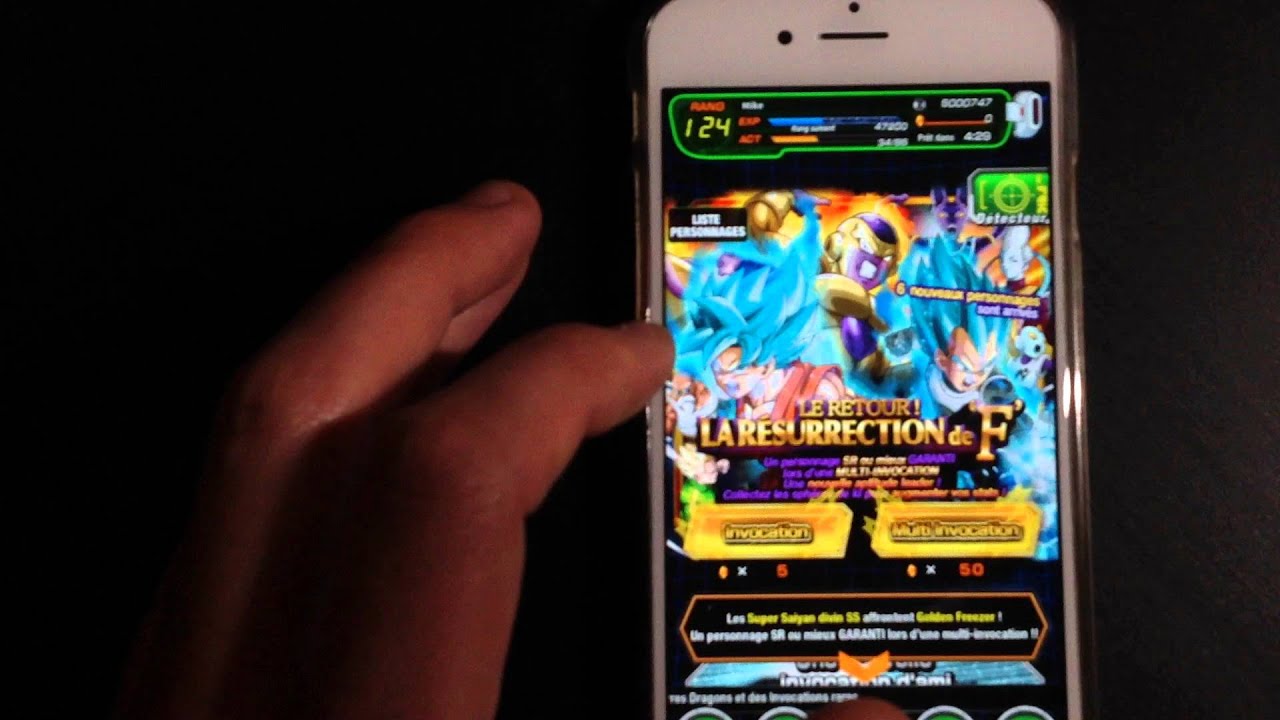 Iphone vidéo Astuce obtenir SSR Dokkan Battle technique à 100% - YouTube