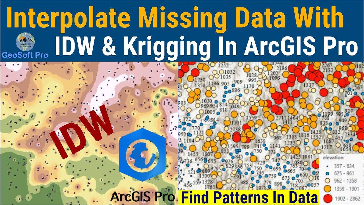 IDW & Kriging Interpolation | Heat Maps & Graduated Symbols | ArcGIS ...