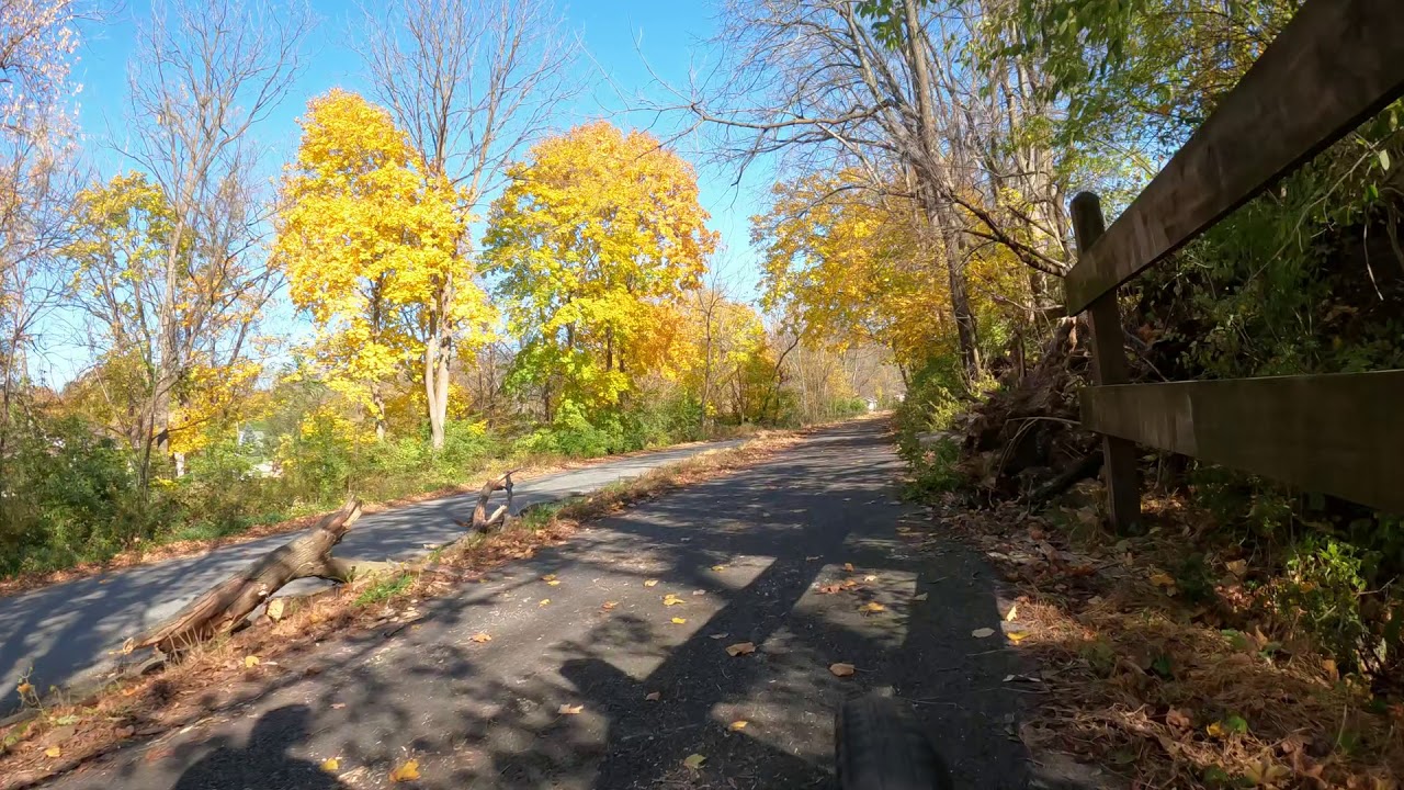 Bicycle Ride - Ironton Rail Trail - Whitehall Allentown PA - YouTube