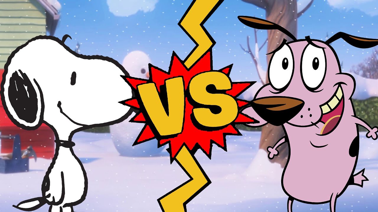 M.U.G.E.N. Battles | Snoopy vs Courage the Cowardly Dog - YouTube