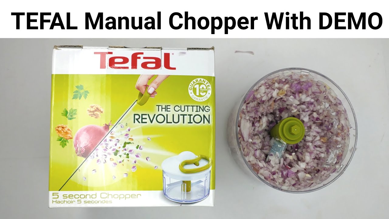 TEFAL Manual Chopper 500ml with DEMO - YouTube