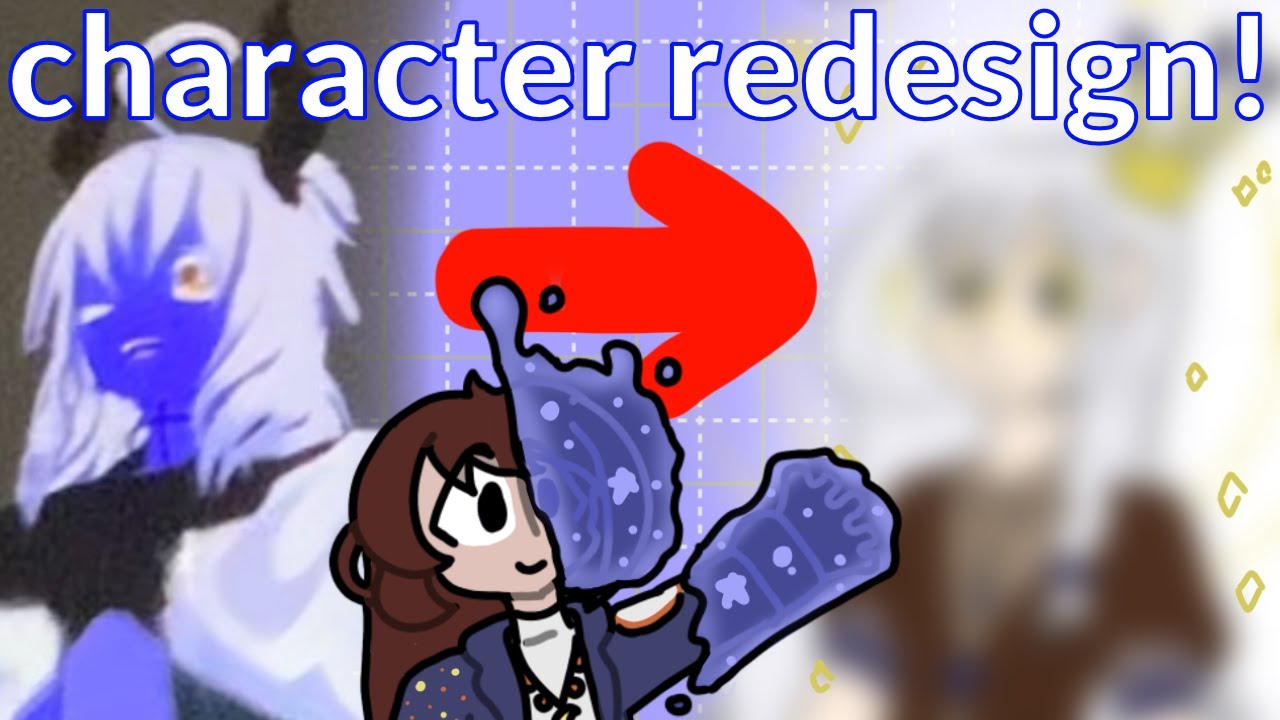 (VOICE REVEAL) Redesigning my CURSED character - Design, Blog page and ...