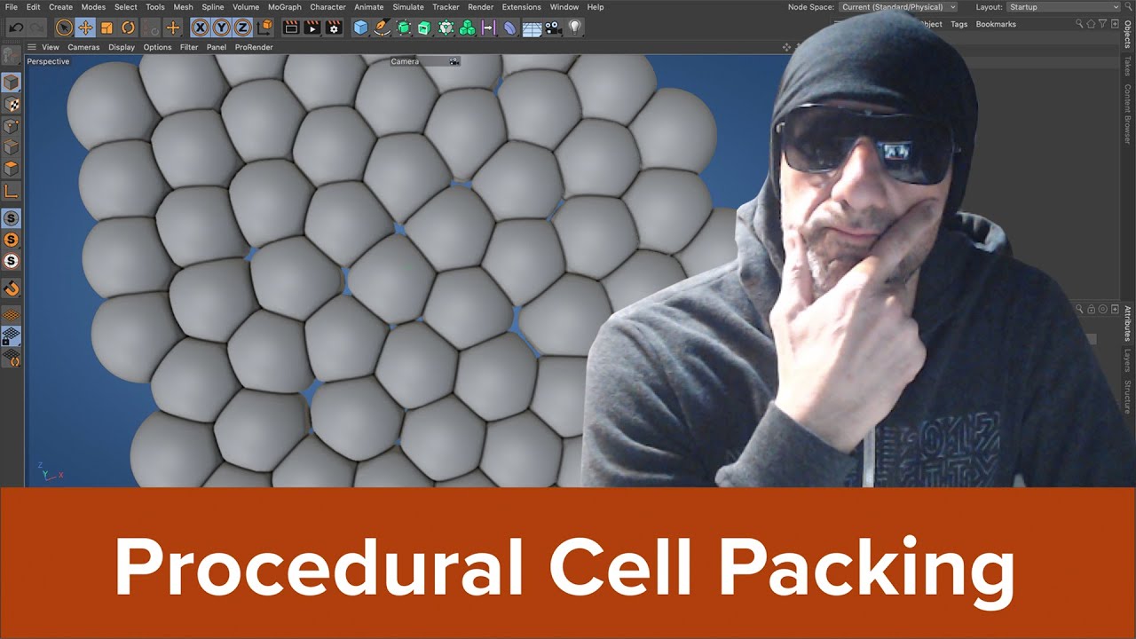 Packing Spherical Cells Using MoGraph and Volumes - YouTube