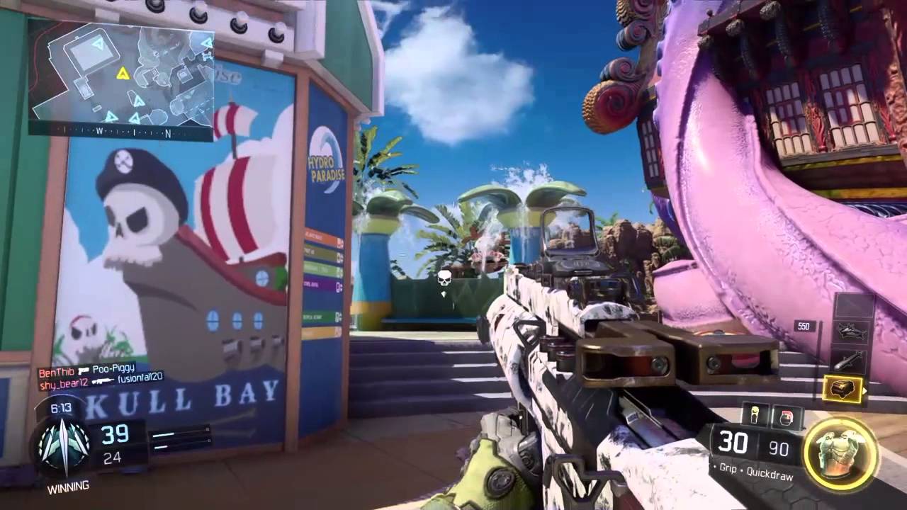Call of duty Black Ops 3 splash gameplay - YouTube