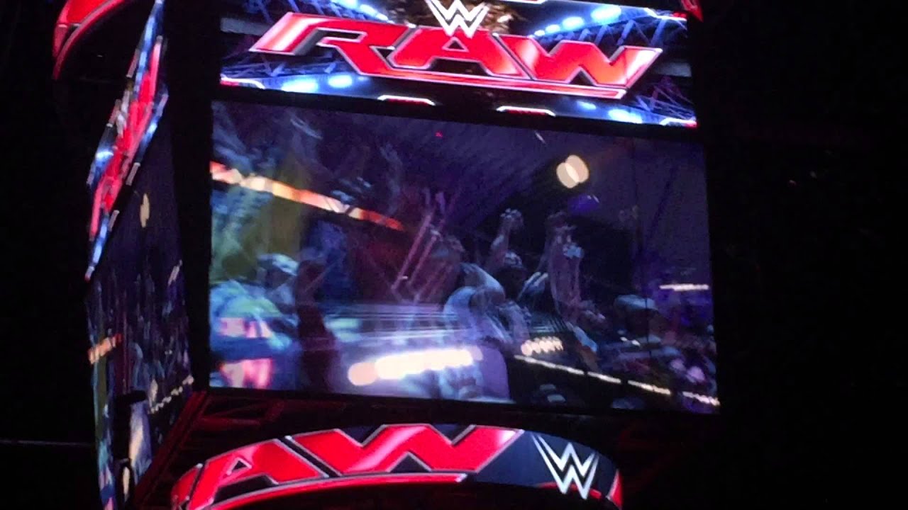 WWE RAW 24th august Live opening and Brock Lesnar entrance - YouTube