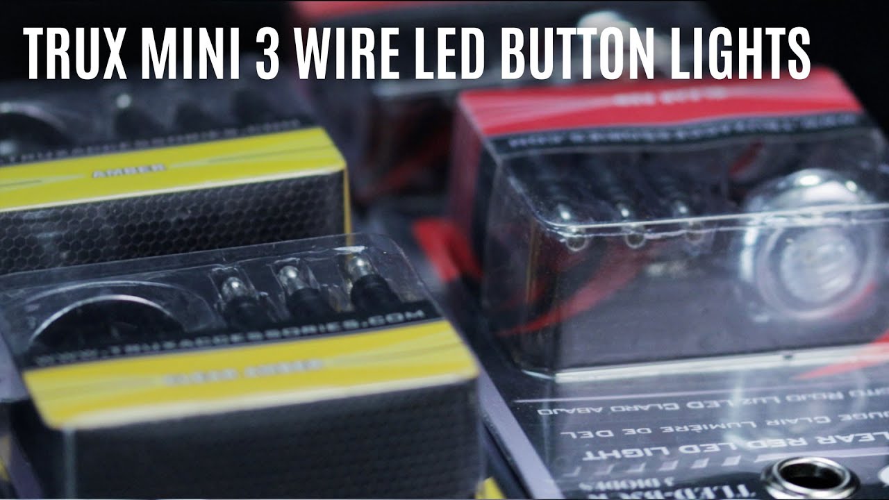 Mini Button LED 3 Wire | Trux Accessories at Big Rig Chrome Shop - YouTube