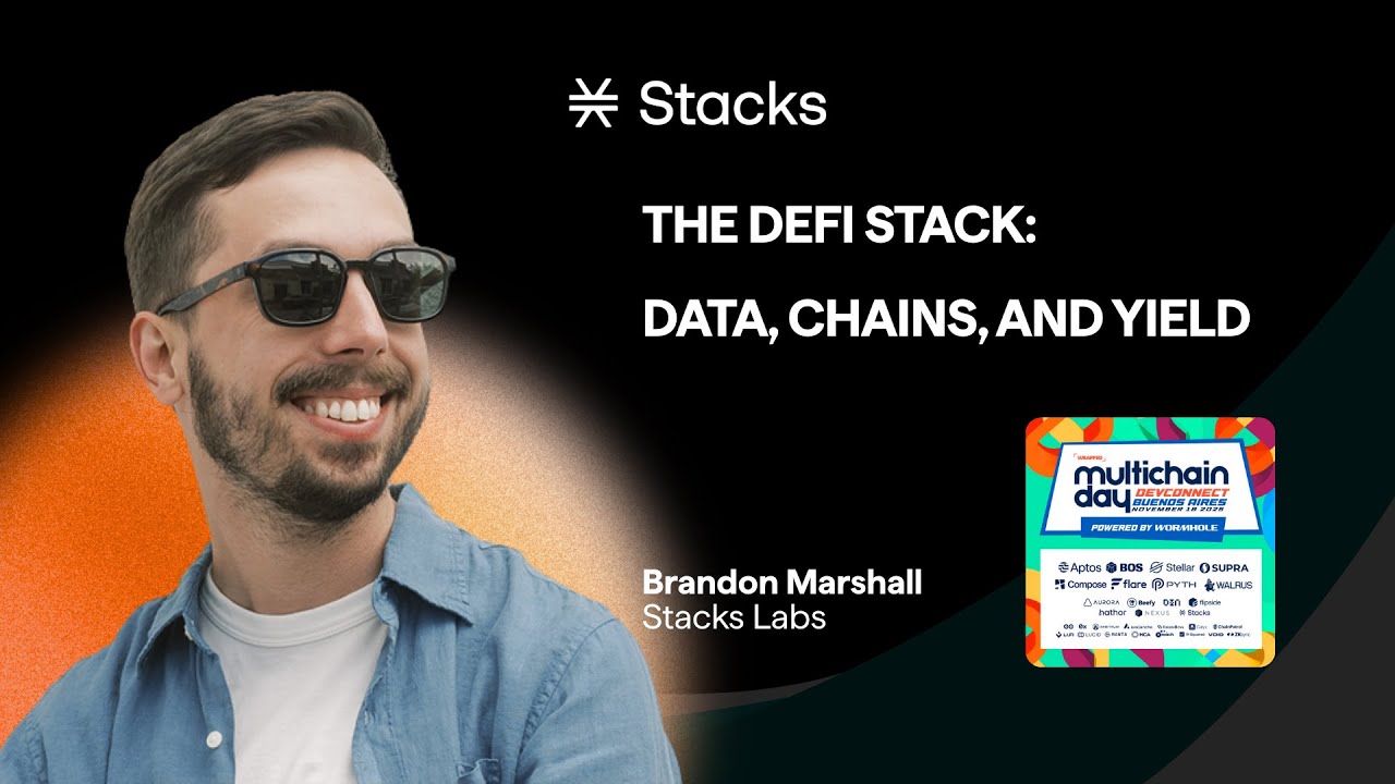 The DeFi Stack: Data, Chains & Yield (Stacks at Multichain Day) - YouTube