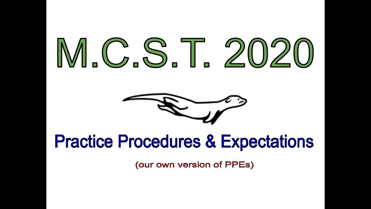 MCST 2020 Practice Procedures & Expectations (PPEs) - YouTube