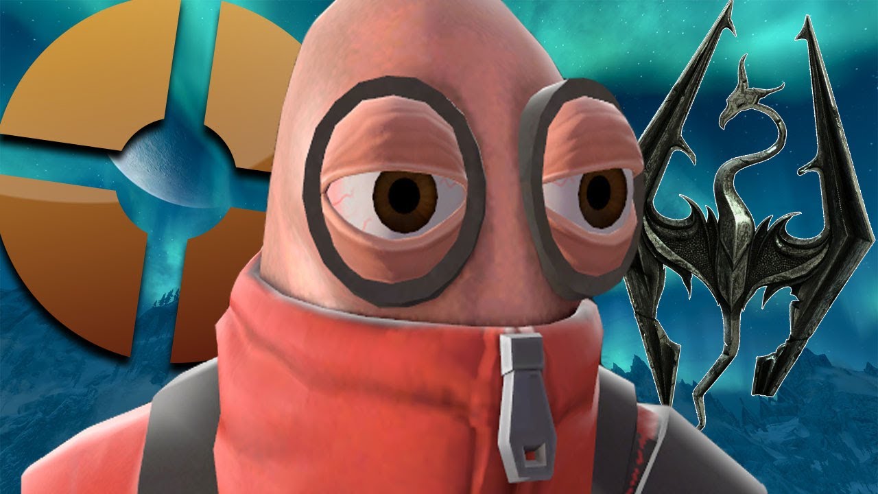TF2 Pyro In Skyrim - YouTube