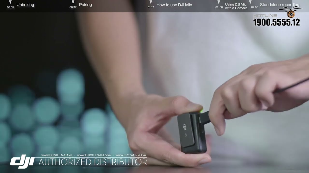 DJI Mic First Use | FlycamPro - DJI VietNam Phân Phối Sản Phẩm, Dịch Vụ ...