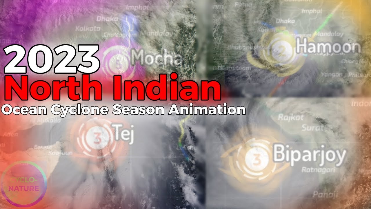 2023 North Indian Ocean Cyclone Season Animation - YouTube