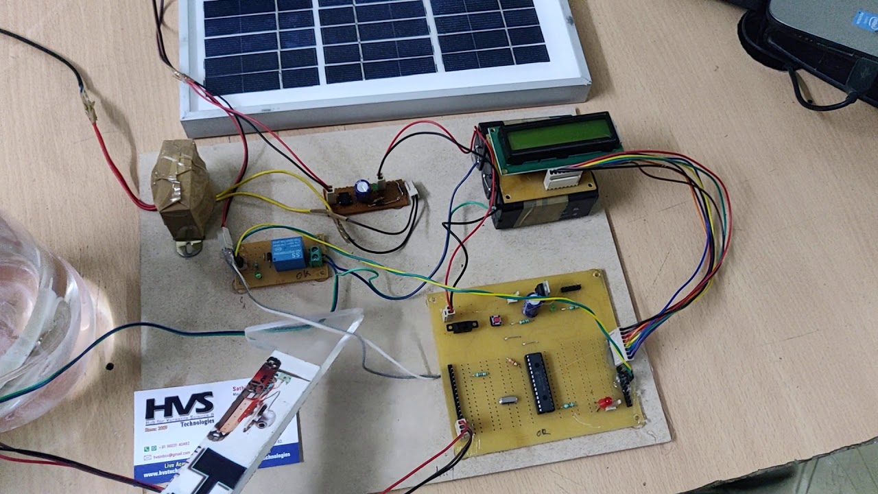 Solar powered smart irrigation system - YouTube