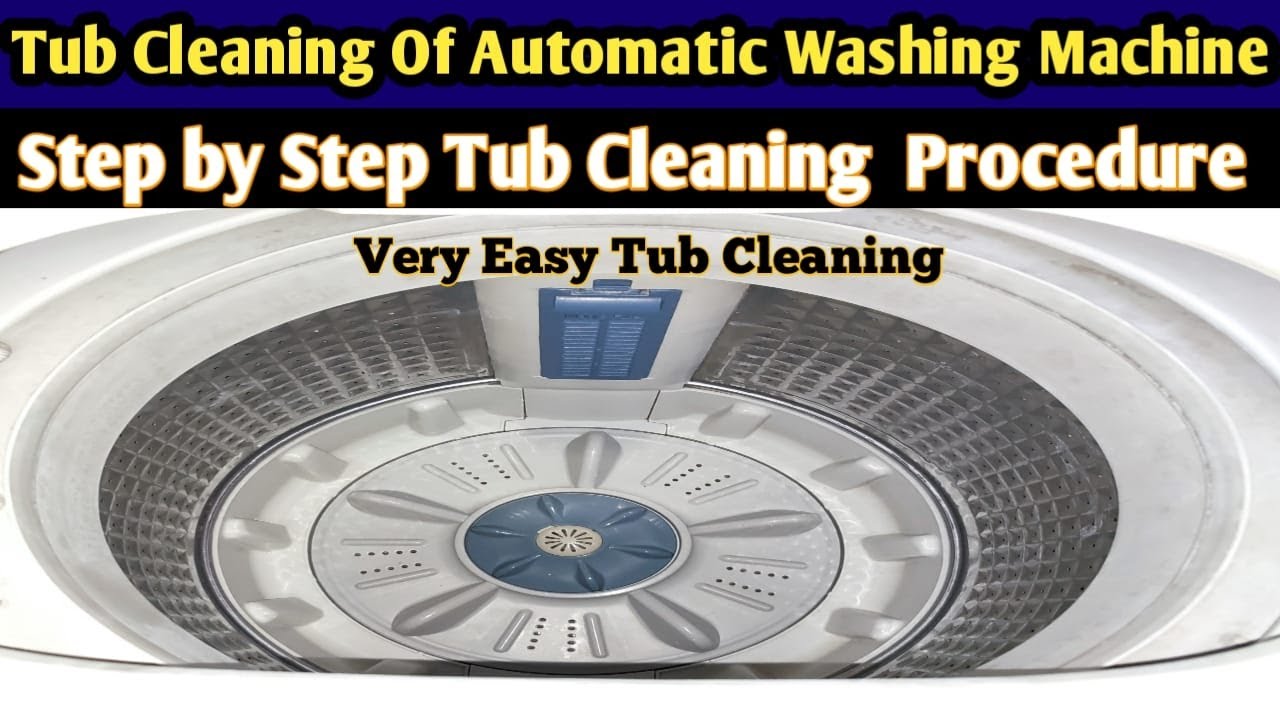 Tub Cleaning Of Automatic Washing Machine/How To Tub Cleaning/Tub ...