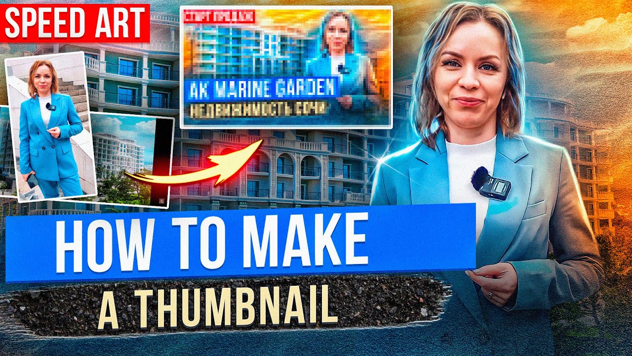 How To Make COOL THUMBNAIL in photoshop - Tutorial - YouTube