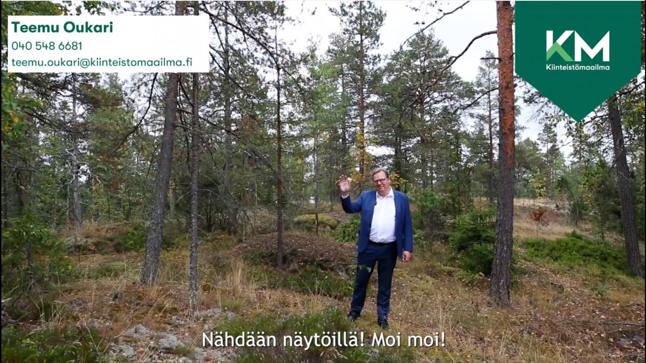 Suuri omakotitalotontti arvostetulla kadulla, Magnus Hagelstamin tie 12 ...
