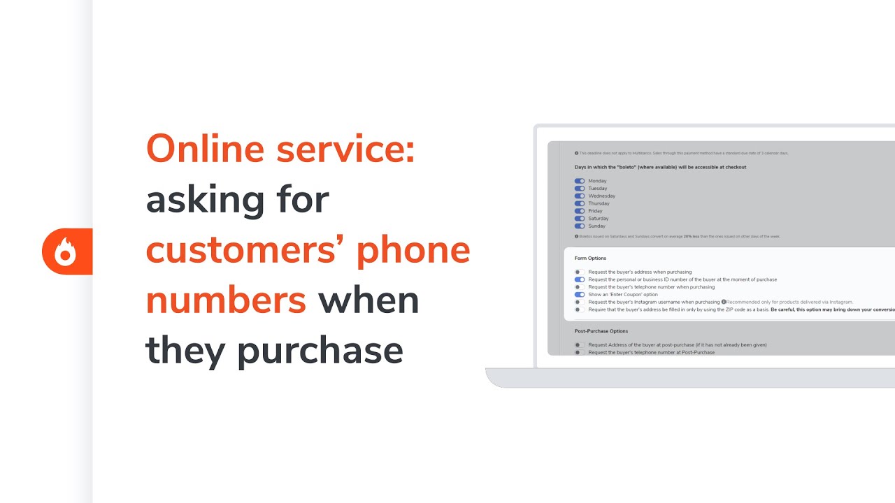 Online Service: asking for the customer’s phone numbers when they ...