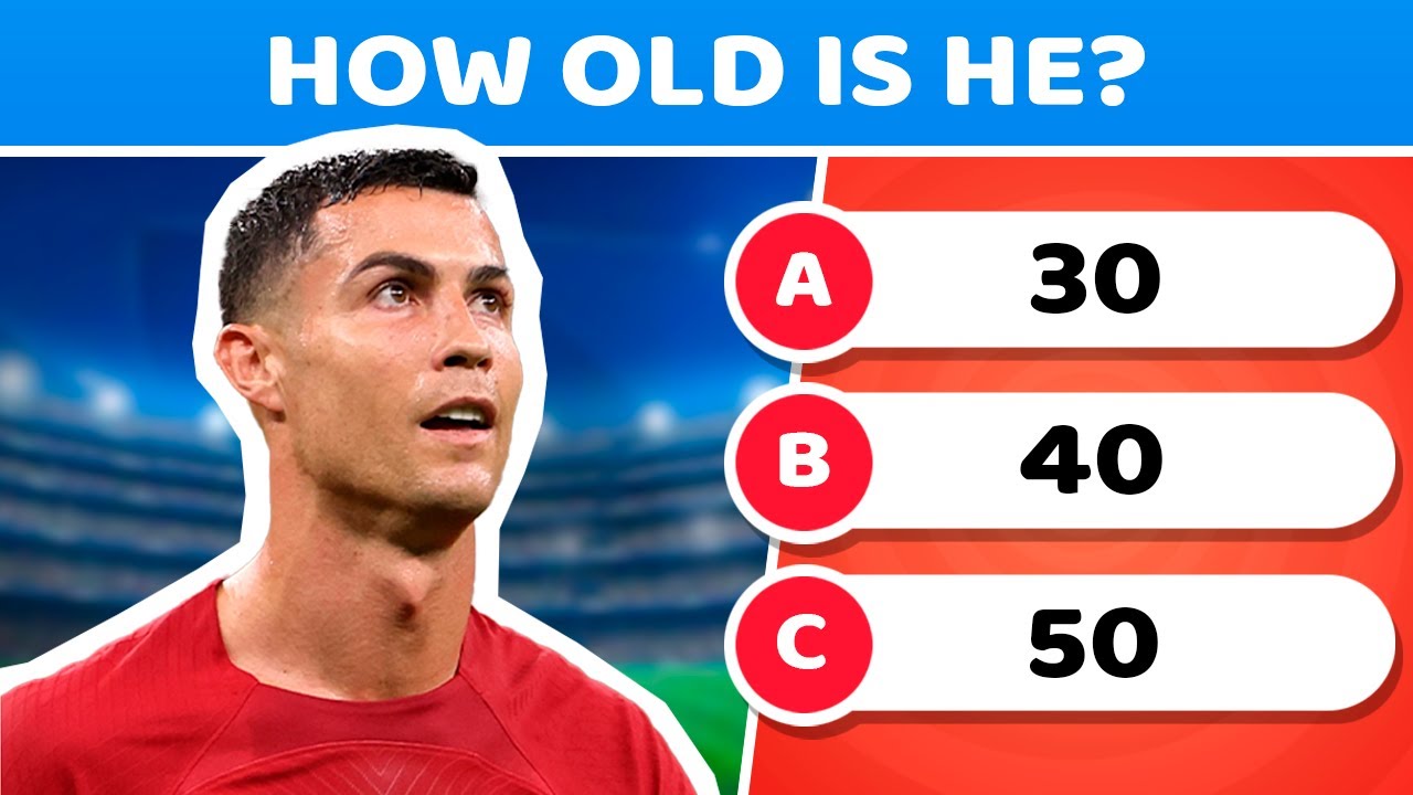 🐐 Cristiano Ronaldo Questions | How Much Do You Know About Football ...