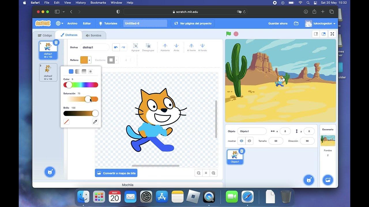como hacer un Minecraft en scratch desktop - YouTube