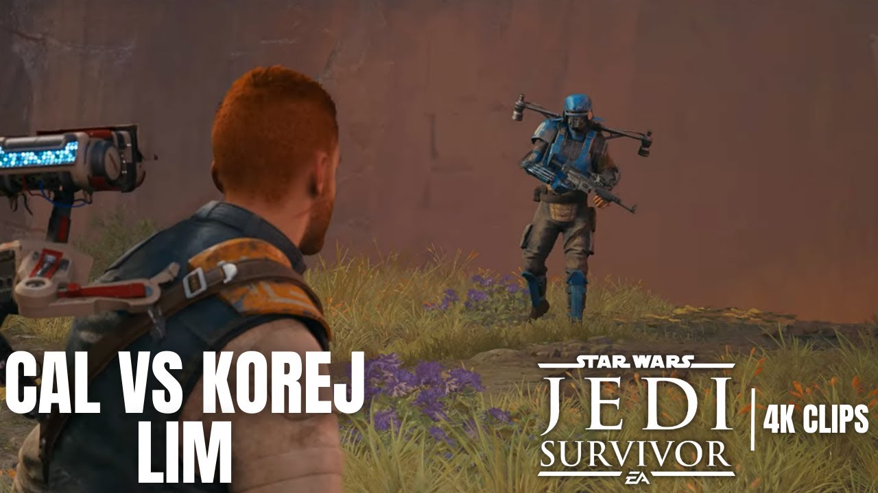 STAR WARS Jedi: Survivor | Korej Lim Boss Fight, Cal Meets Caij (Star ...