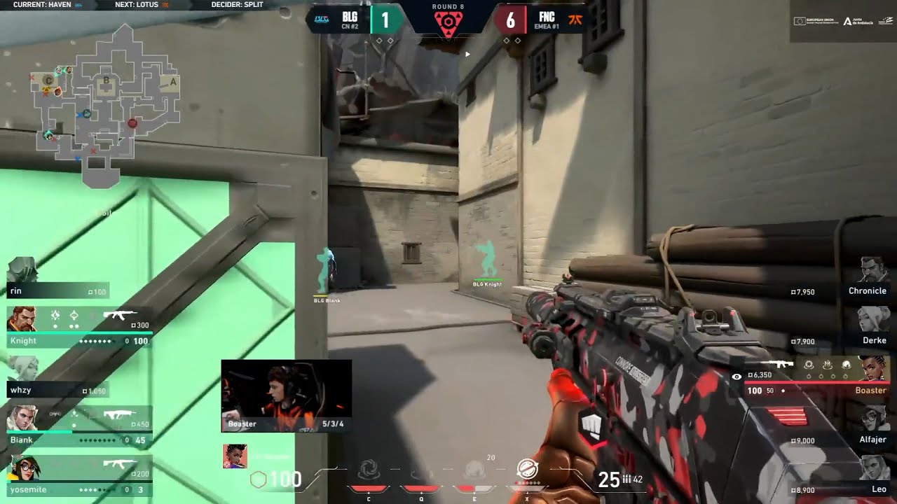 FNC Boaster 1V3 CLUTCH against BLG | VALORANT Champions 2023 - YouTube