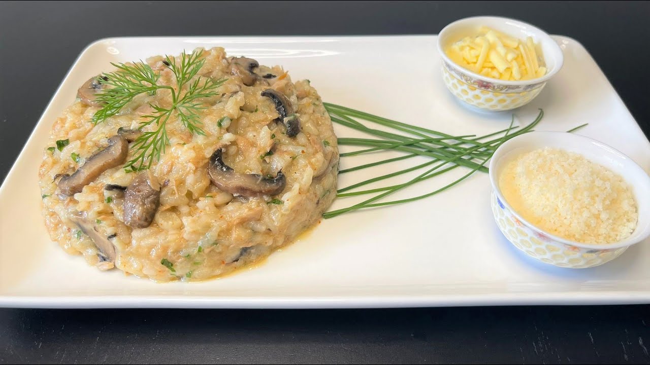 Risotto | Tuna & Mushrooms Risotto | Risotto Tonno e Funghi | Italian ...