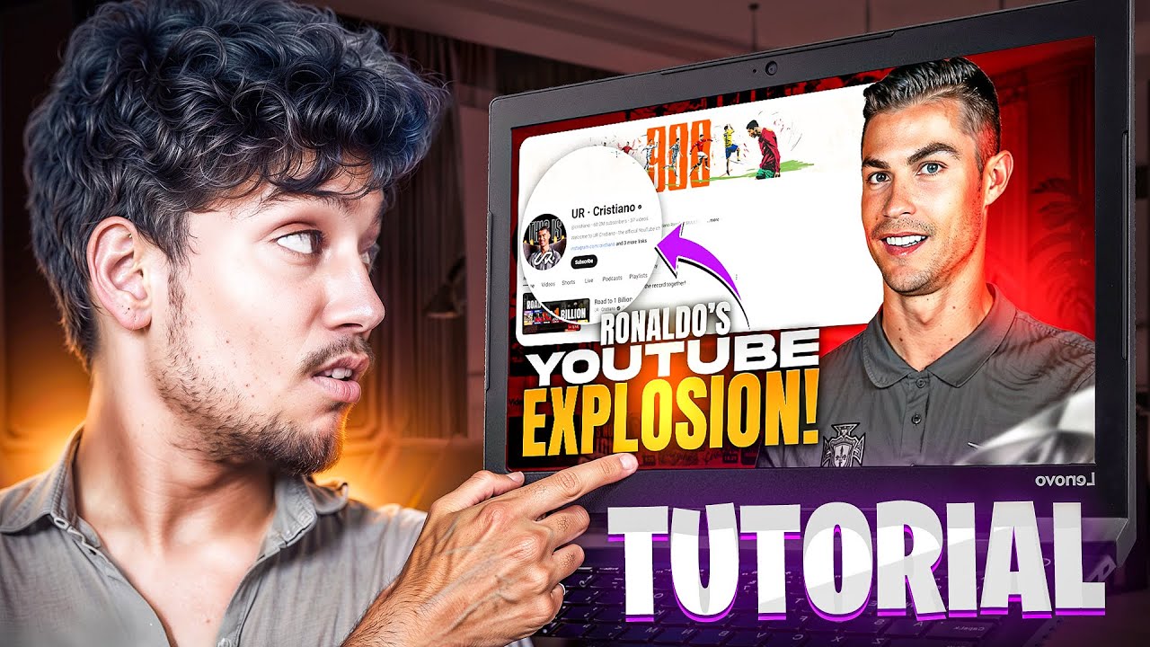 How to Design an EPIC Cristiano Ronaldo Thumbnail for YouTube! ⚽🎨🔥 ...
