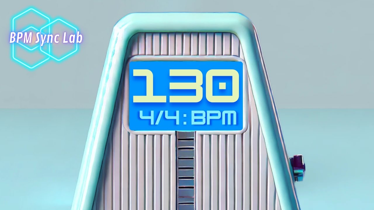 Metronome 130 Bpm - Become Faster While Playing Your Instrument - YouTube