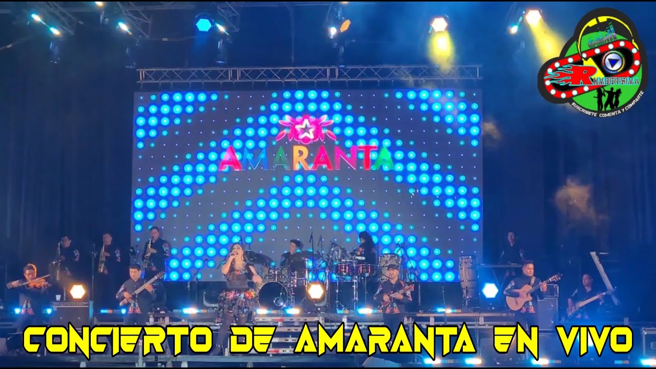 AMARANTA - CONCIERTO COMPLETO MOQUEGUA 2023 - YouTube