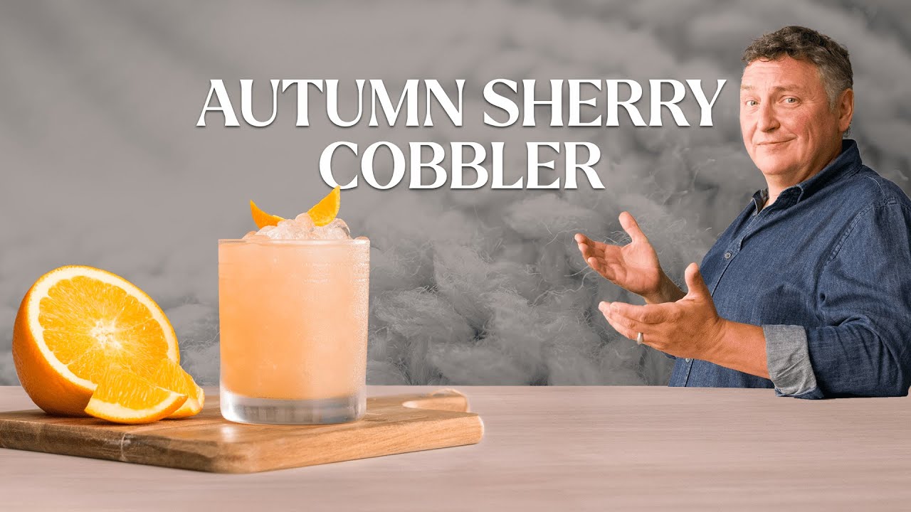 Delicious Low Alcohol Cocktail | Autumn Sherry Cobbler - YouTube