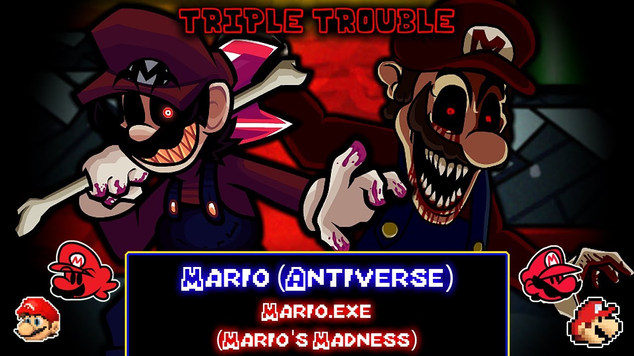 FNF - Triple Universe / Triple Trouble but it is sung by different ...