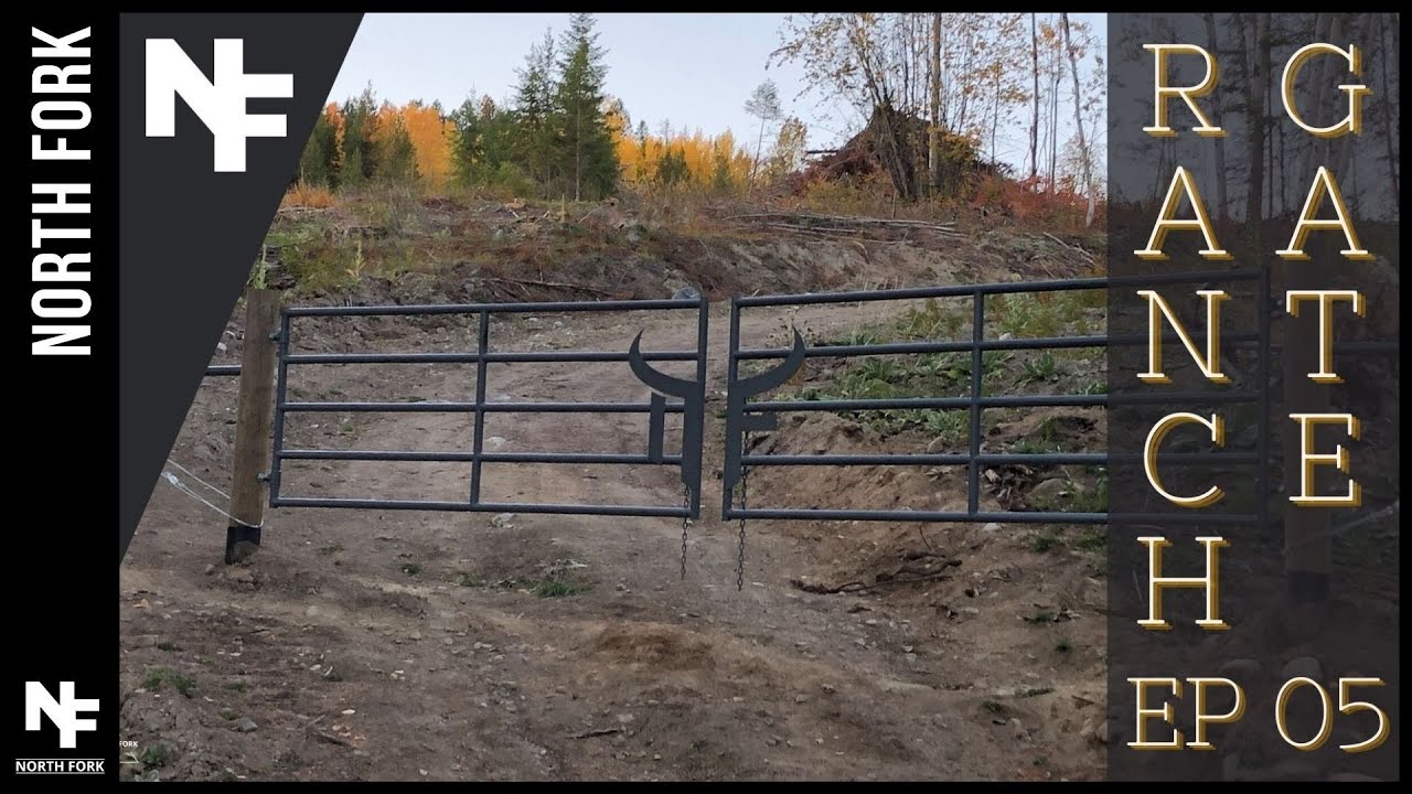 Ep 05: How To Build Heavy Duty Cattle Gate's | Gate Leveling | Hanging ...