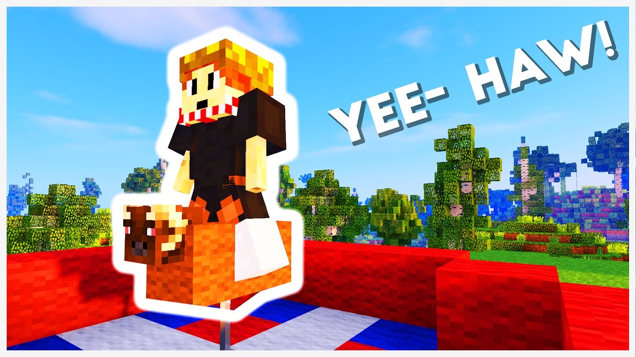 Minecraft - How To Make A Rodeo Bull - YouTube