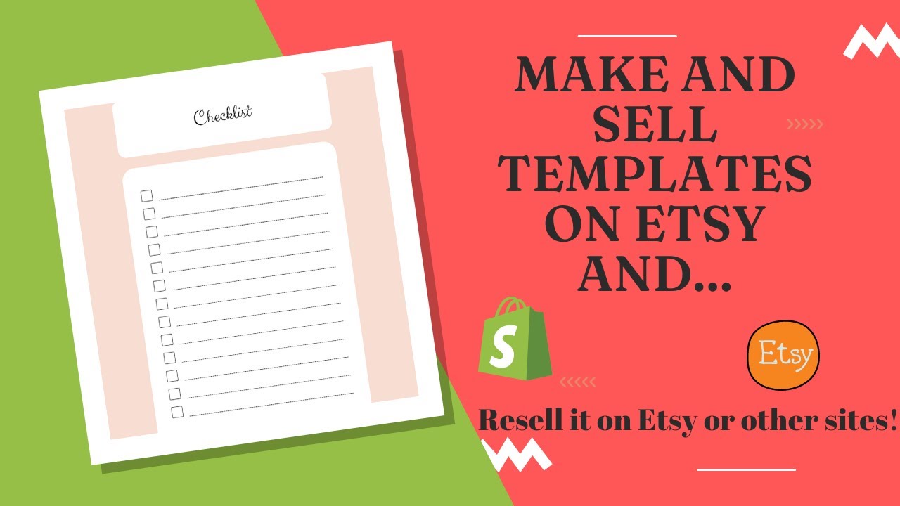 How to make and sell templates... - YouTube
