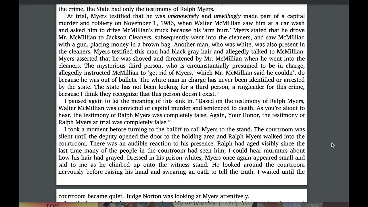 Just Mercy- Chapter 9 - YouTube